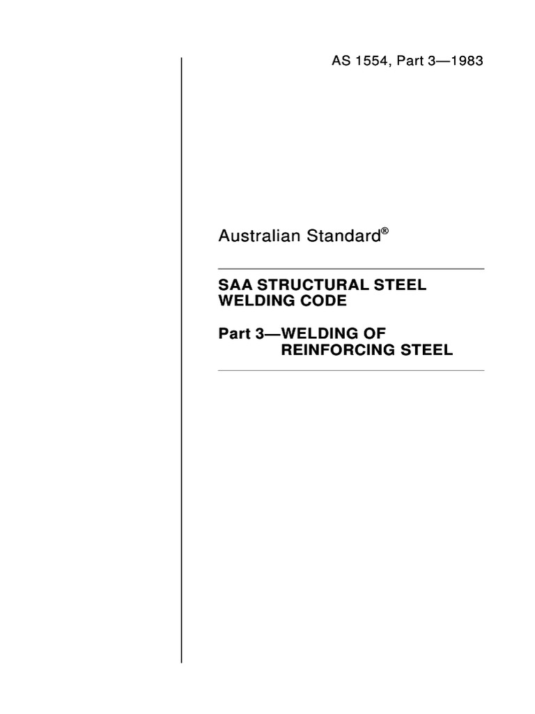 AS 1554 Part 3 Welding Reinforcing Steel | PDF | Royalty Payment ...