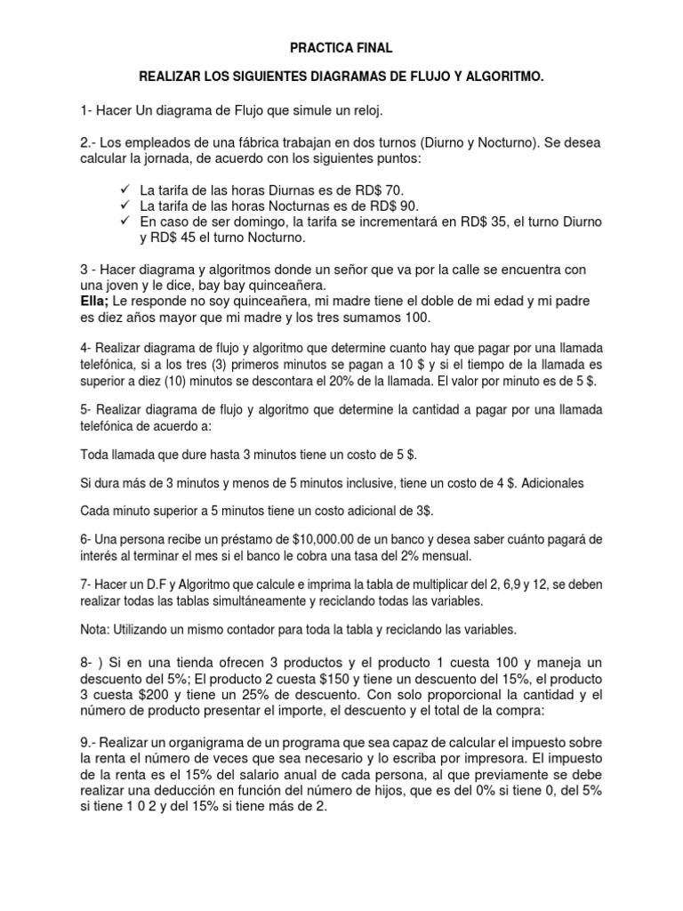 Practica Algoritmo Computacional | PDF | Economias | Business