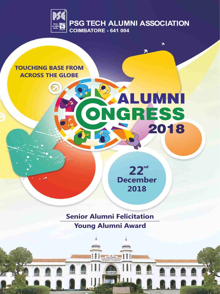 PSG Tech Alumni Congress Brochure | PDF | Business
