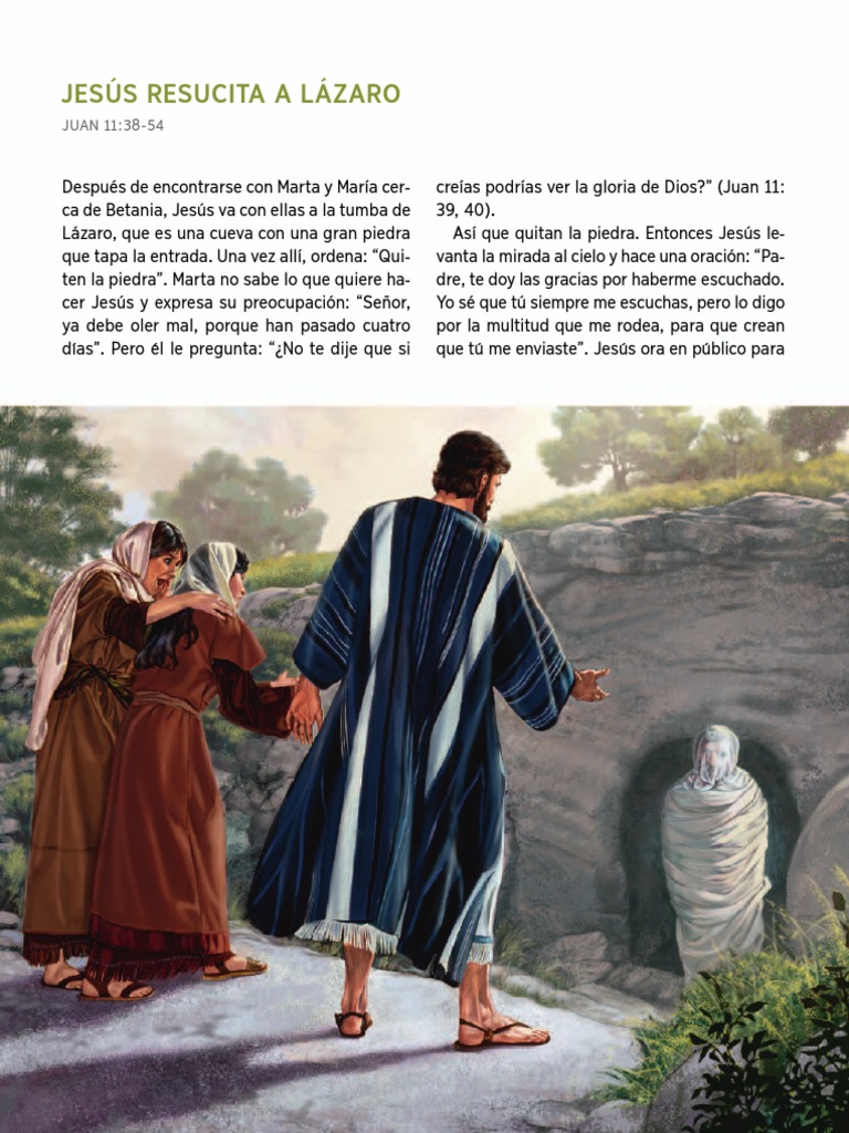 Jesús resucita a Lázaro: un milagro | PDF | Lázaro De Betania | Jesús