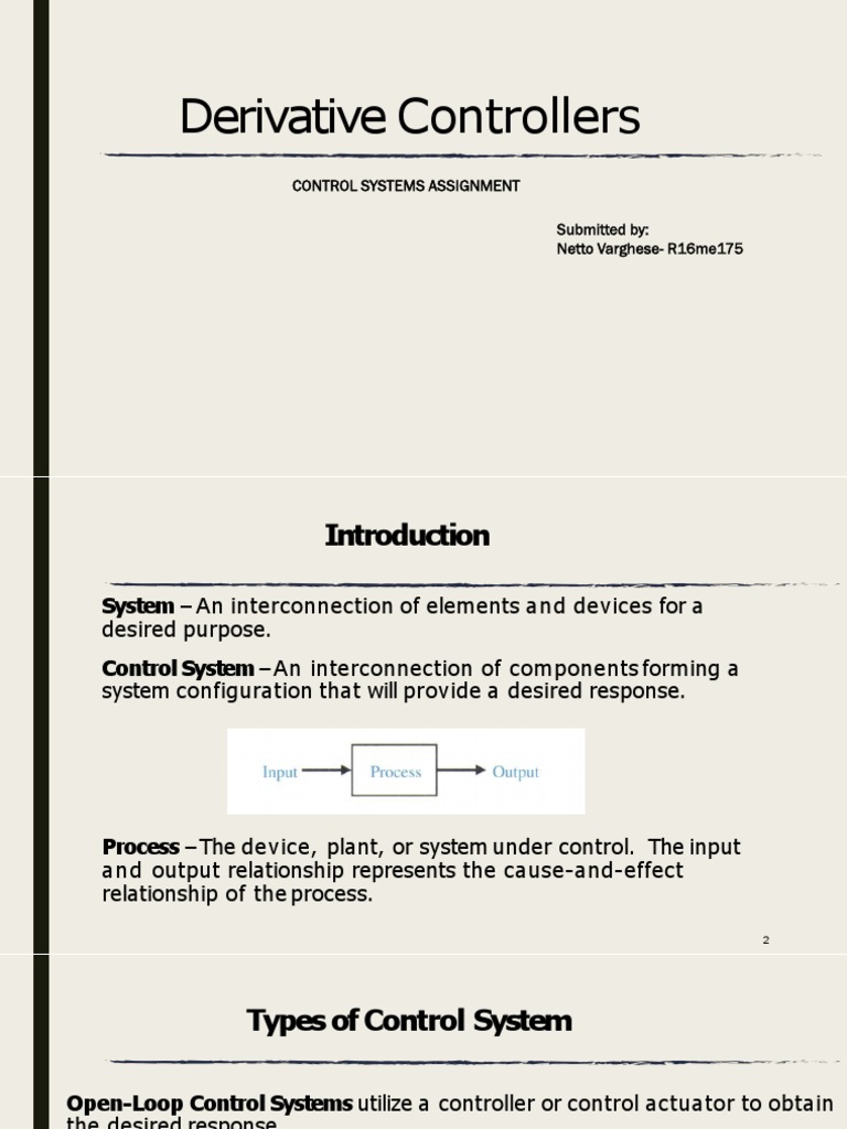 Controls Ys | PDF | Control Theory | Control System