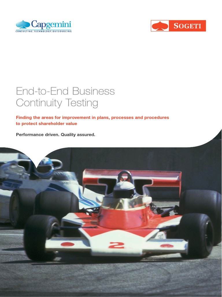 Business Continuity Whitepaper-CAPGEMINI | PDF | Disaster Recovery ...