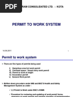 SOP - Permit To Work System | PDF | Occupational Safety And Health | Safety