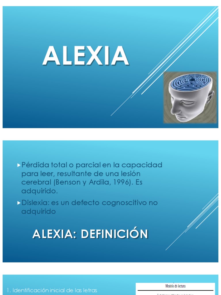 Alexia PDF | PDF | Fonología | Palabra