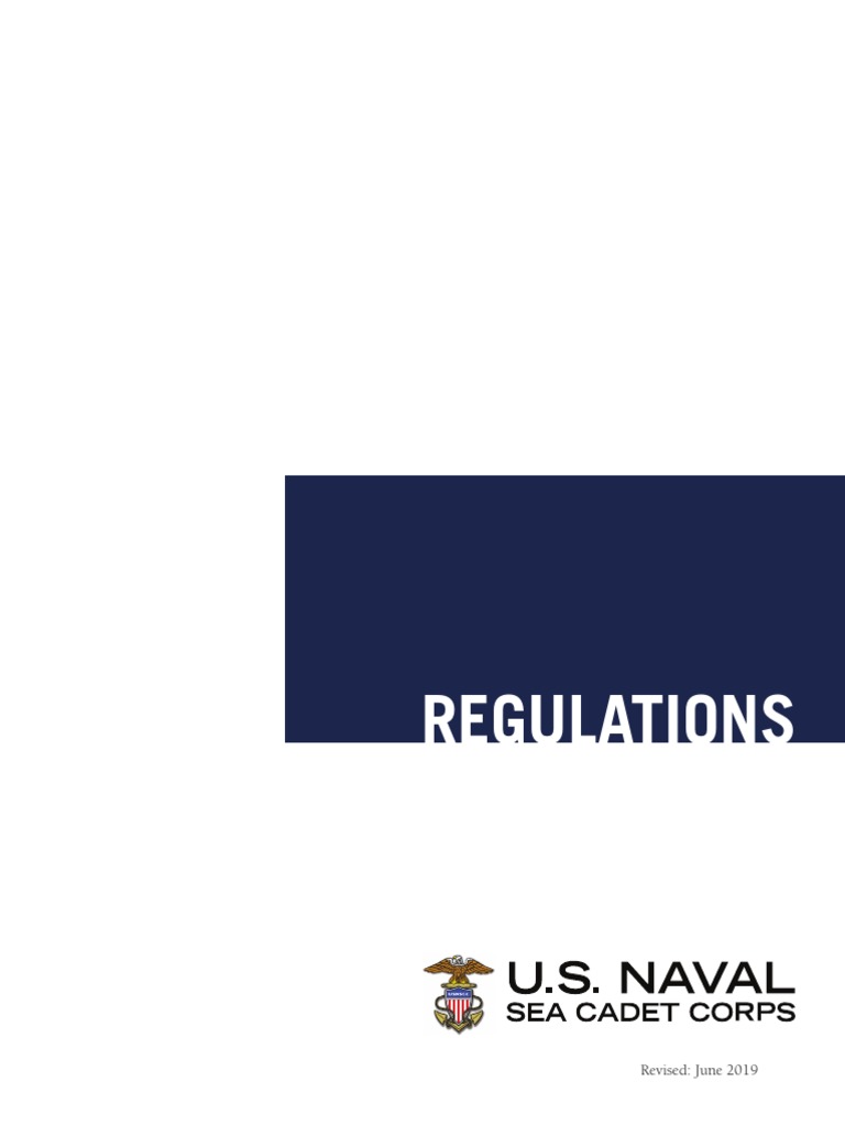 USNSCC Regulations Manual | PDF | Officer (Armed Forces) | Cadet