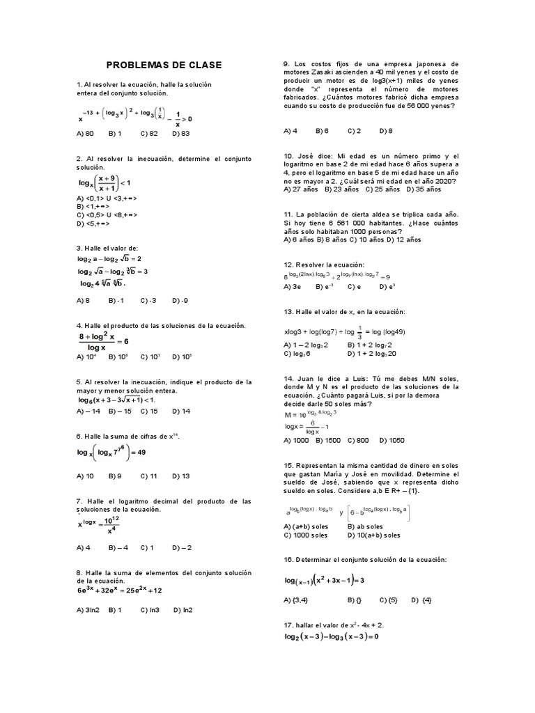 Logar It Mos | PDF | Decibel | Ecuaciones