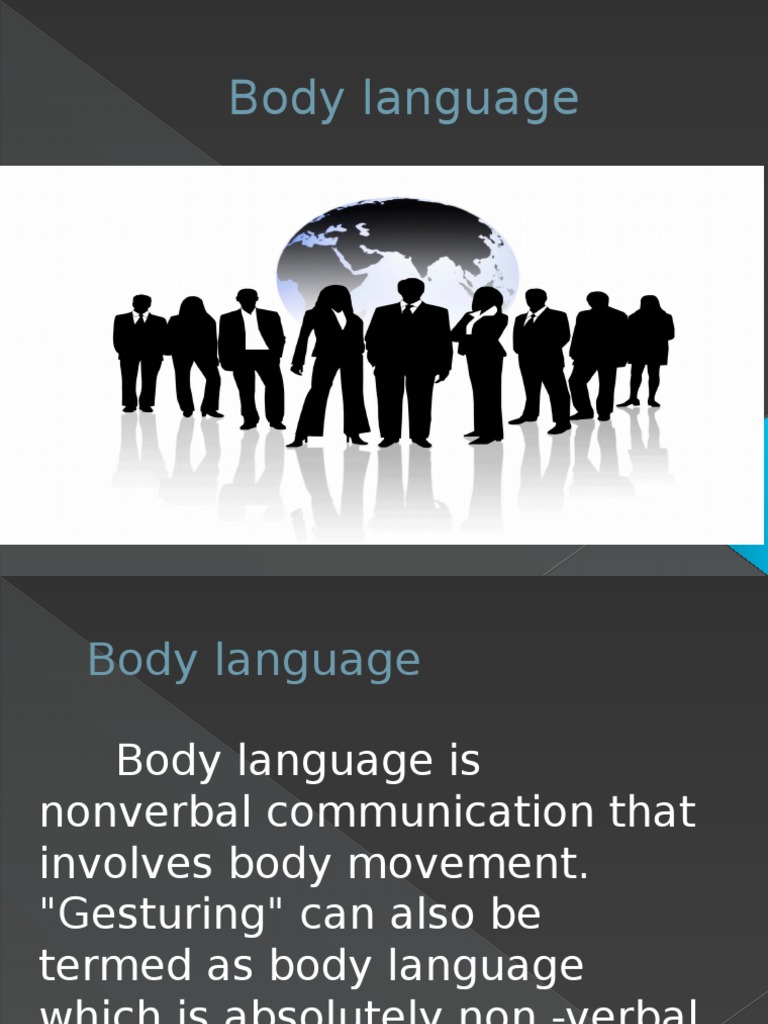 Body Language | PDF | Body Language | Gesture