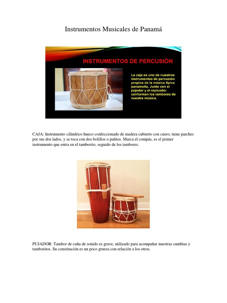 Instrumentos Musicales de Panamá
