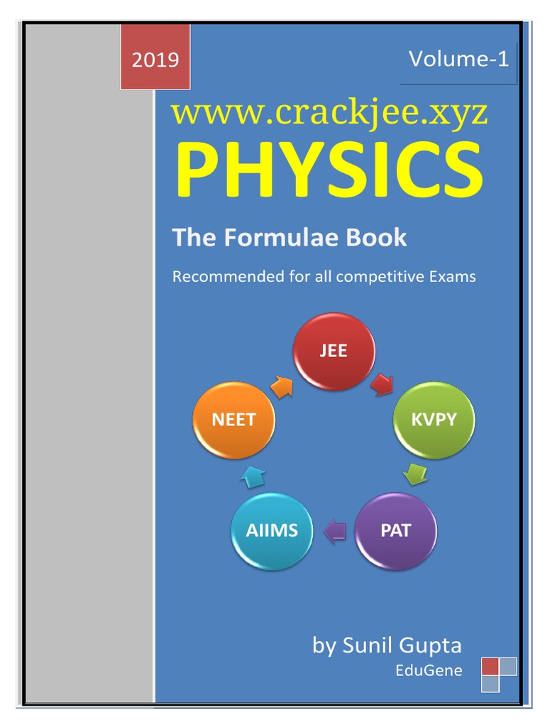 Physics Formula Book (WWW - Crackjee.xyz) | PDF | Torque | Rotation ...