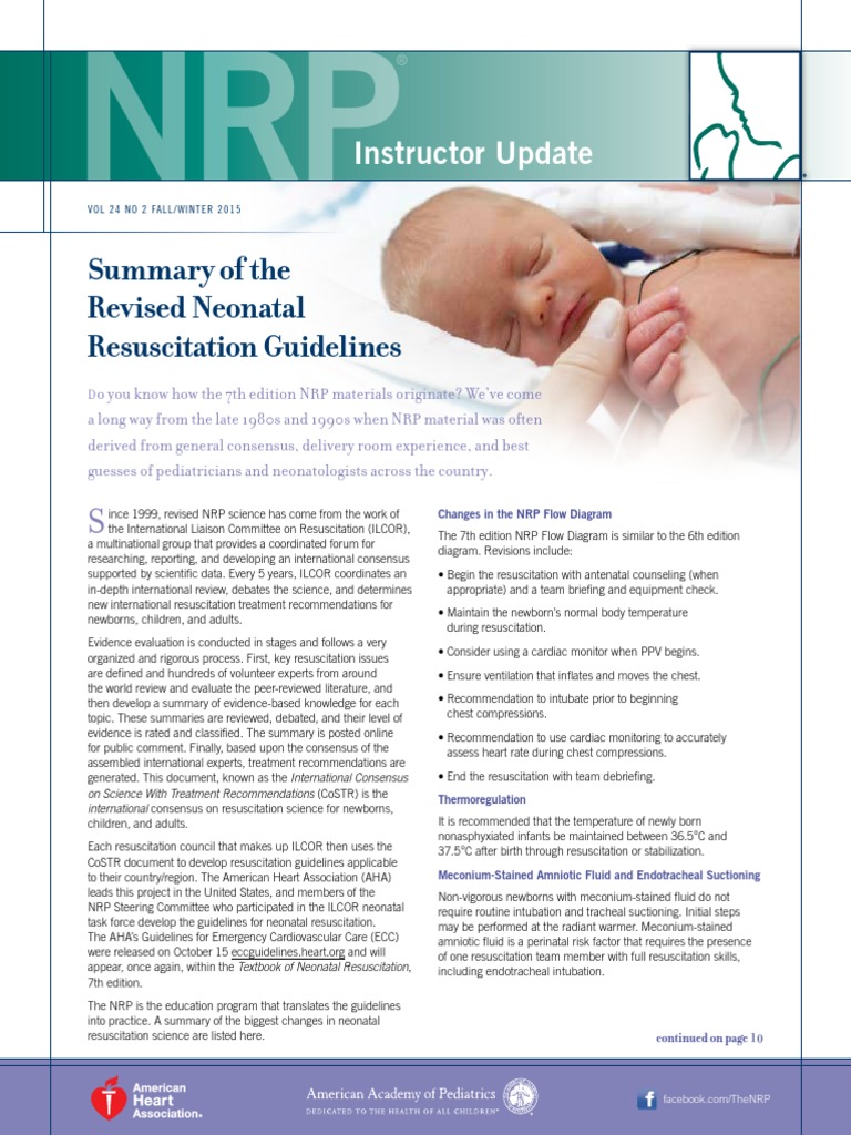 NRP Newsletter 2015 Fallwinter | PDF | Cardiopulmonary Resuscitation ...