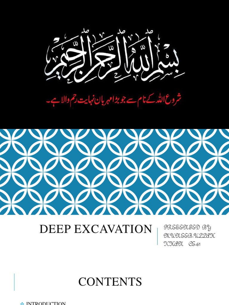 Deep Excavation Procedure | PDF | Geotechnical Engineering | Strength ...