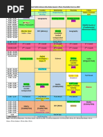 Grade 12 Timetable 2025 | PDF