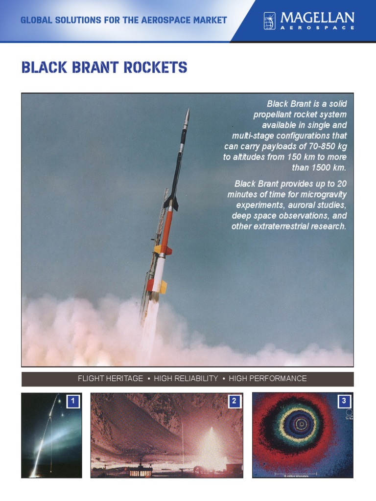 Black Brant Rockets - Web Version - With Data Sheet Paper | PDF ...