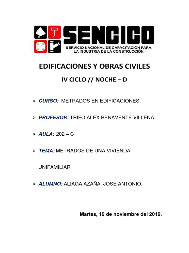 Caratula Sencico | PDF