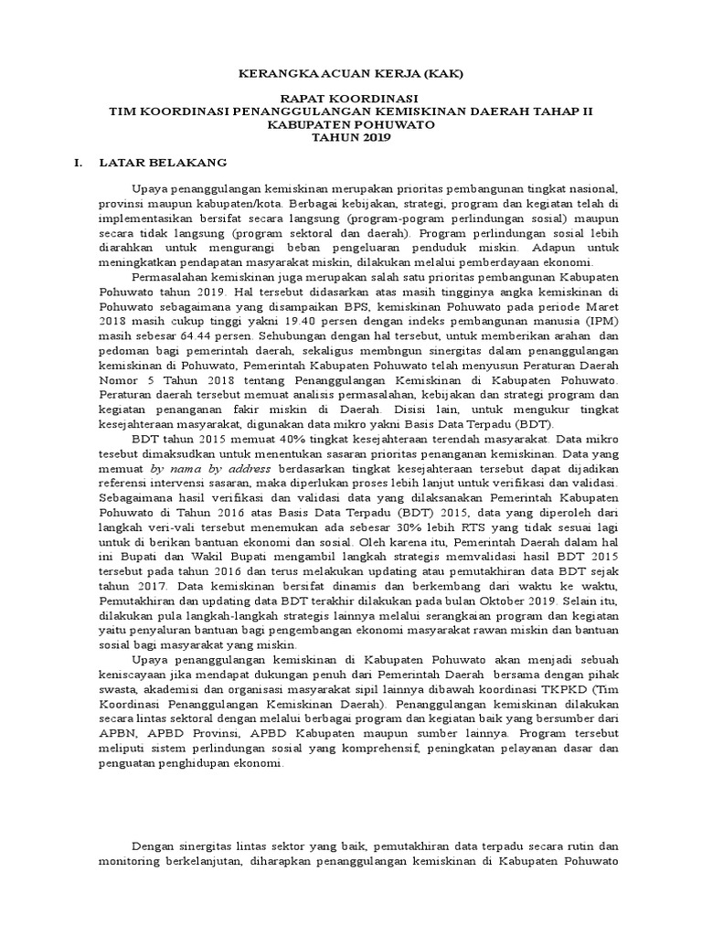 Kak Rakor TKPKD Fix | PDF