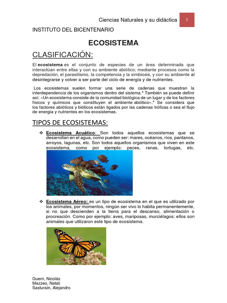 Ecosistema | PDF | Ecosistema | Organismos