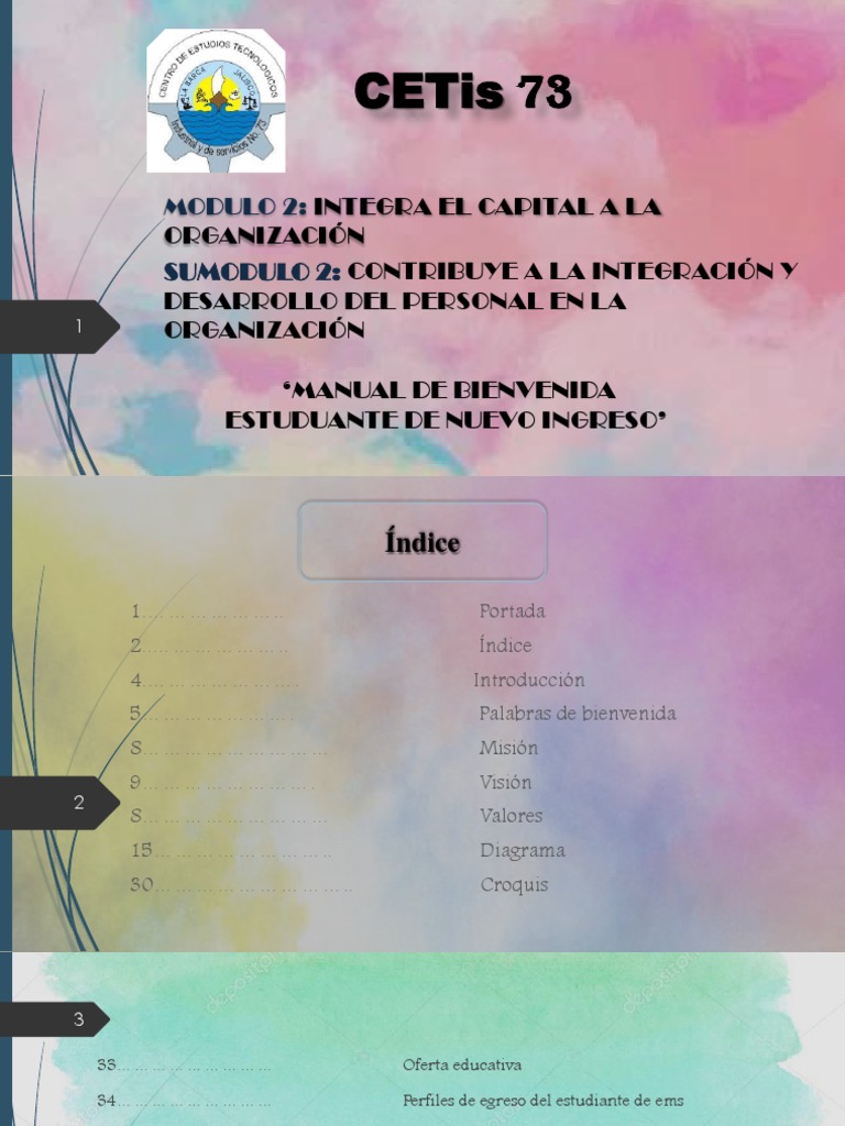 Manual de Bienvenida CETis 73 | PDF | Auditoría | Sistema operativo