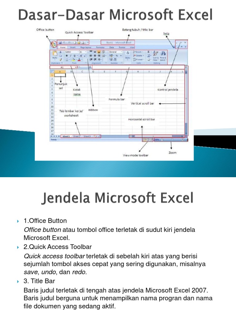 Dasar-Dasar Microsoft Excel 1 | PDF