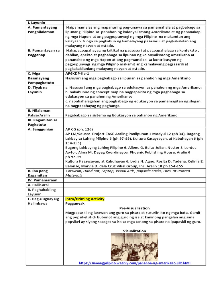 AP Lesson Plan | PDF