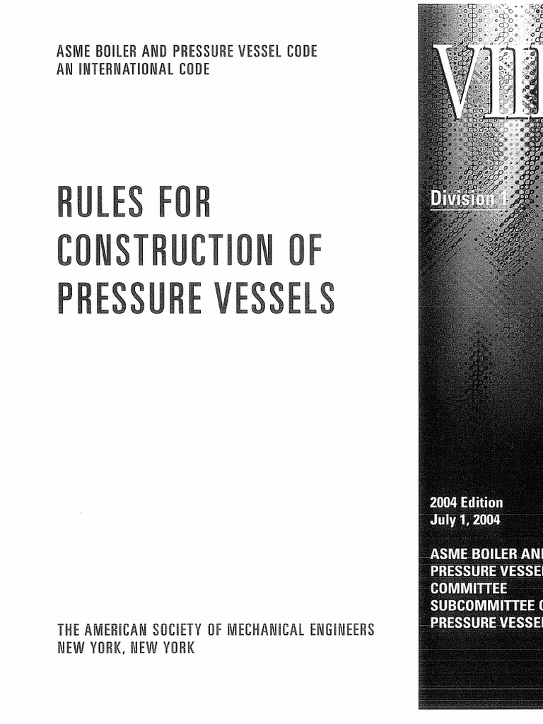 ASME VIII DIV.1 (Completa) PDF | PDF