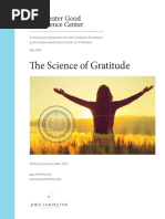Highlights From The Research Project On Gratitude and Thankfulness ...