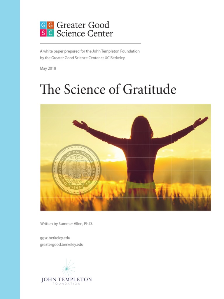 Understanding the Science of Gratitude | PDF | Gratitude | Altruism