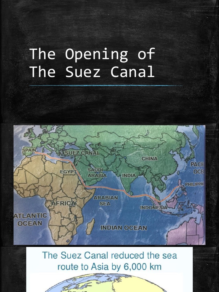 The Opening of The Suez Canal | PDF | Suez Canal | Spain