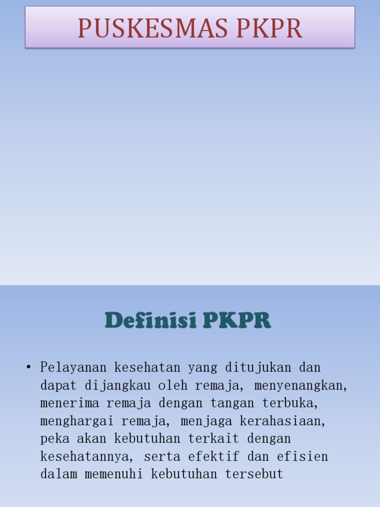 Materi PKPR | PDF