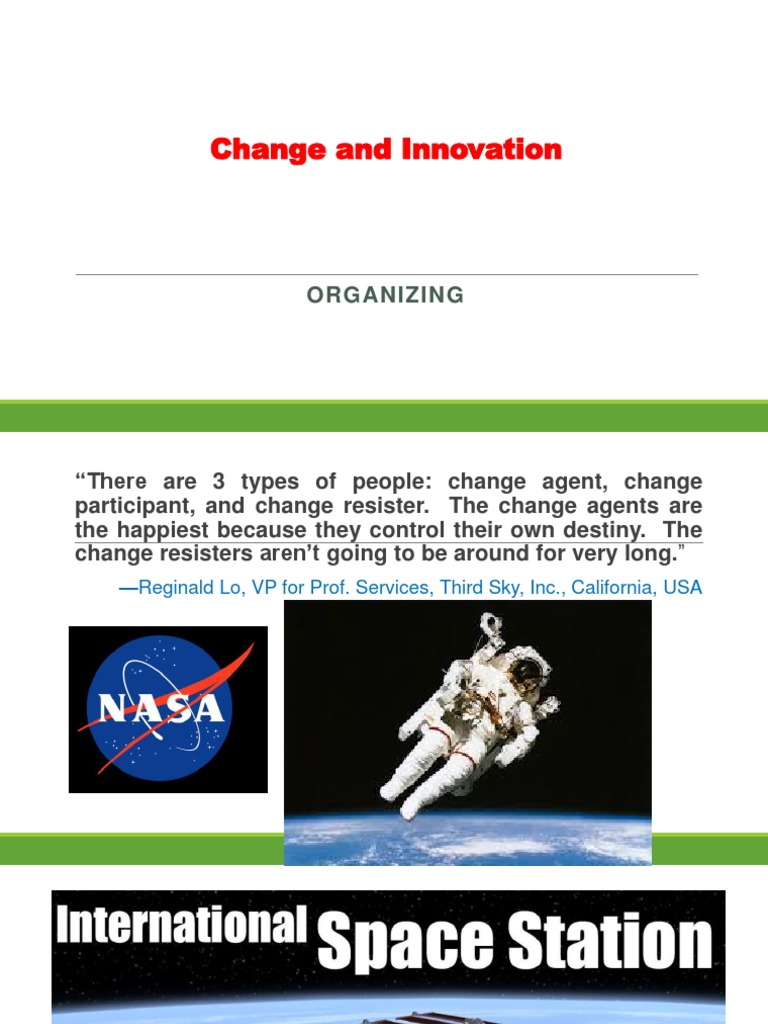 Change and Innovation | PDF | Change Management | Stress (Biology)