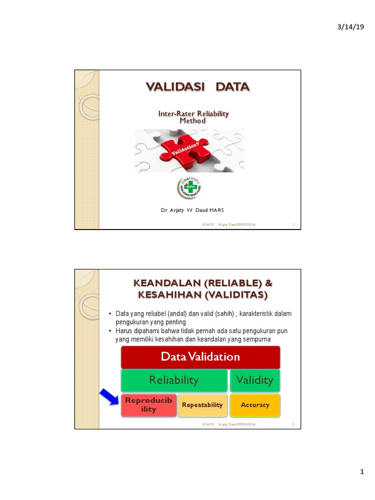 Validasi | PDF | Bisnis