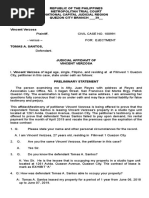 Annulment Mock Trial Script | PDF | Witness | Affidavit