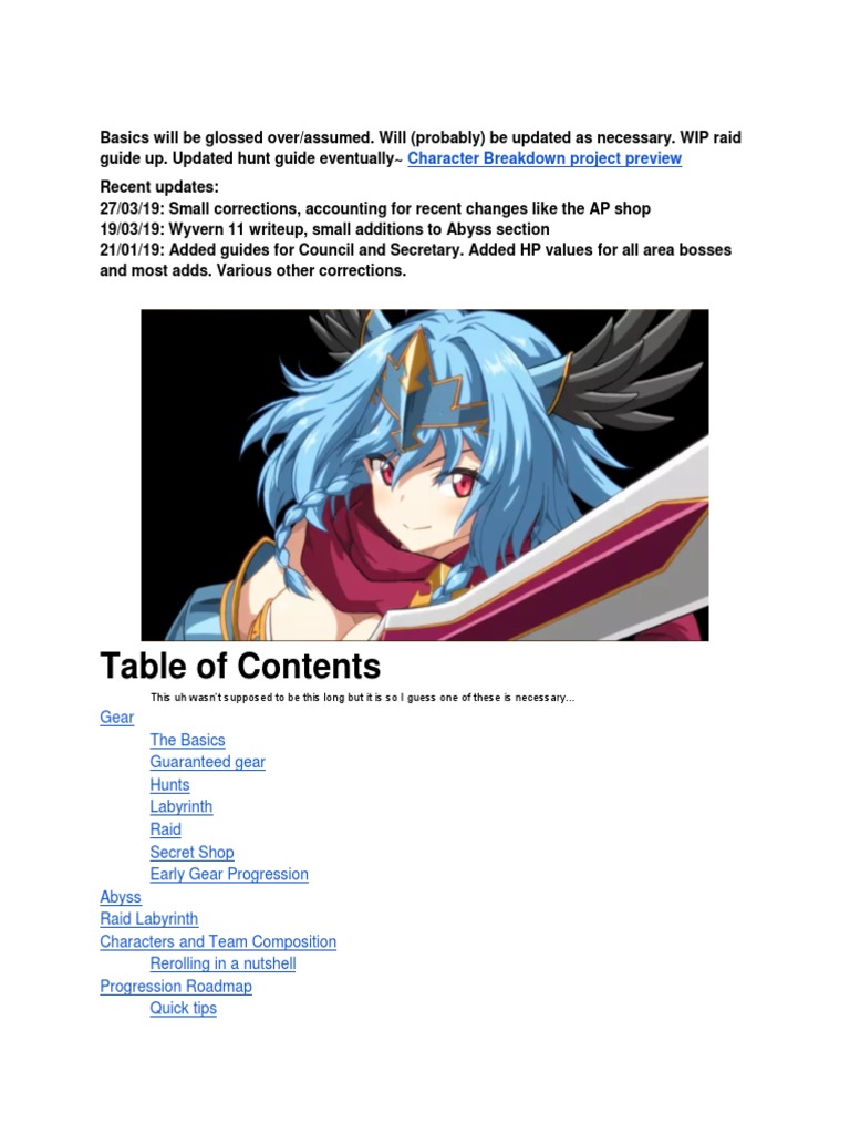 Epic Seven General Tips/guide | PDF | Game Design | Leisure