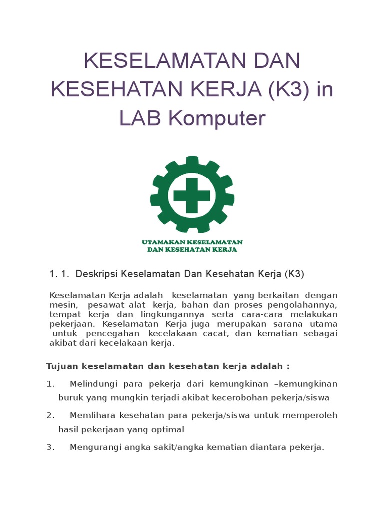 K3 Lab Komputer | PDF | Komputer