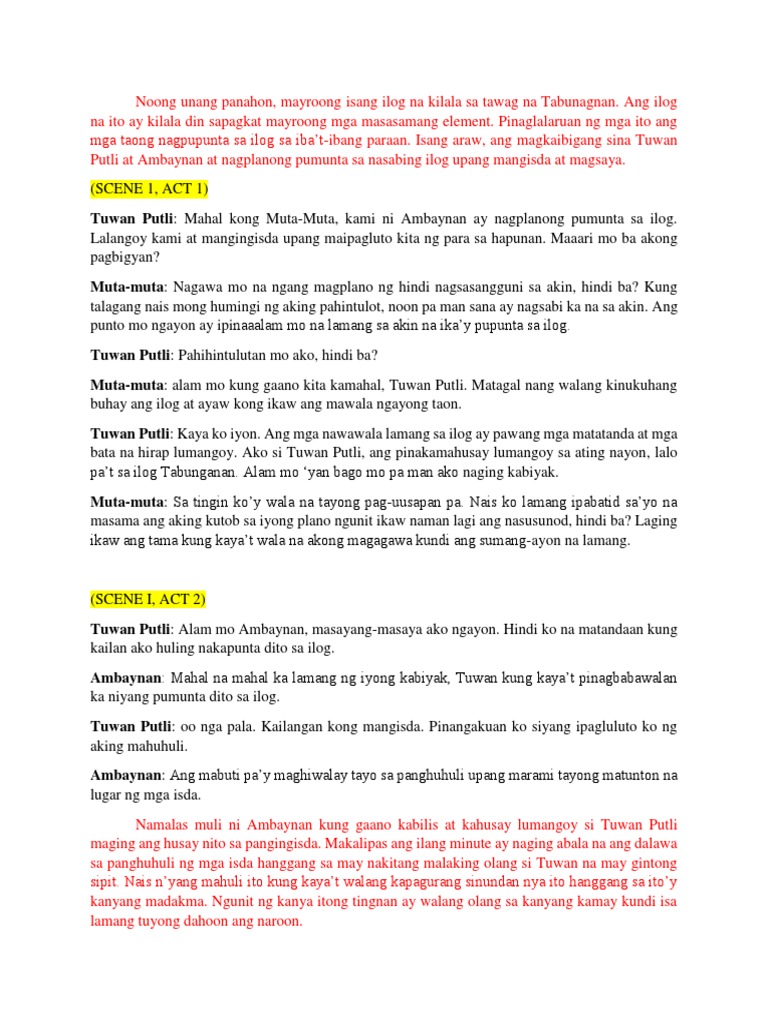 Kudaman Play. (Tagalog) | PDF