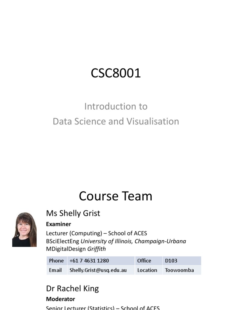CSC8001 Course Intro | PDF | Data Analysis | Data Science
