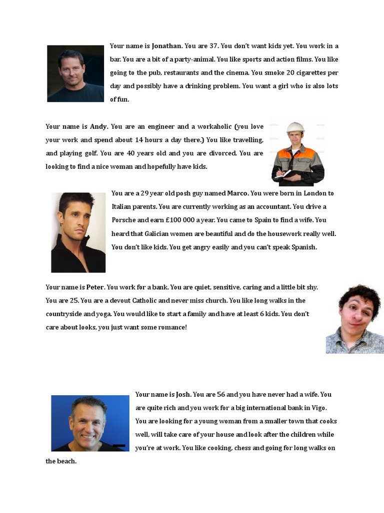 Speed Dating Final | PDF