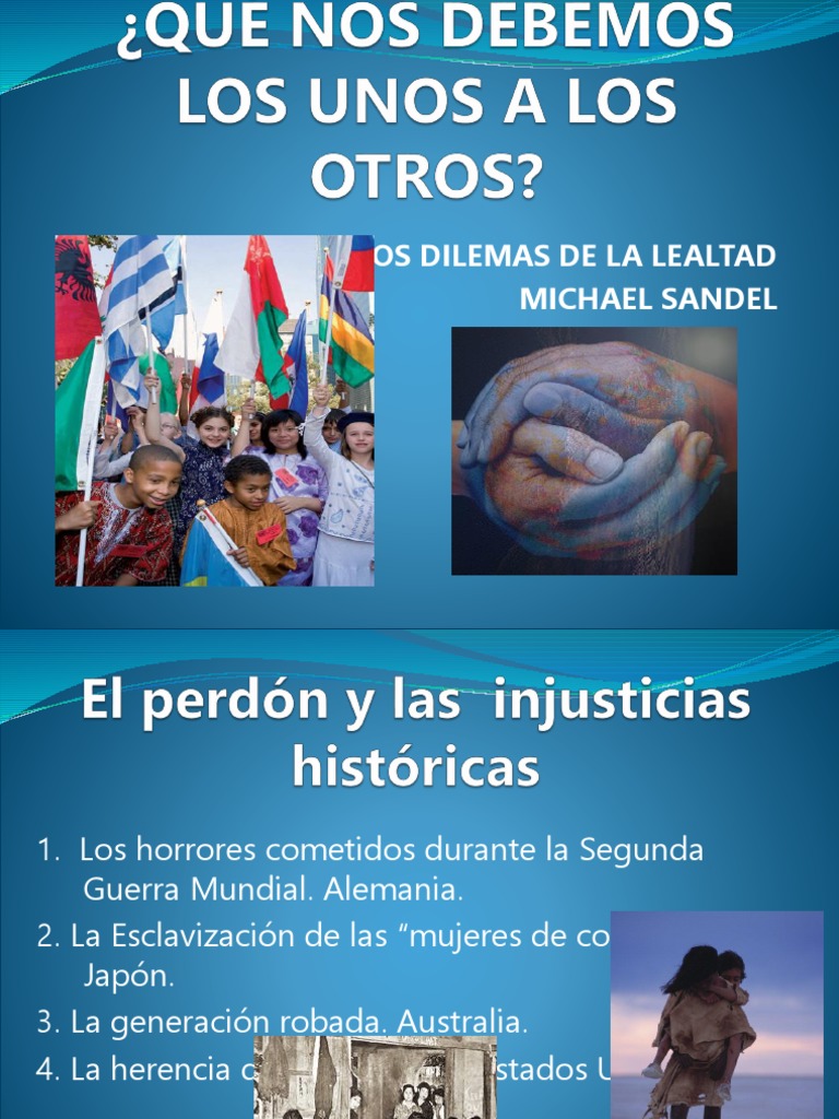 Presentacic3b3n Sandel 1 | PDF | John Rawls | Libertad