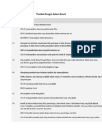 Shortcut dan Rumus Excel Lengkap | PDF