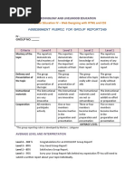 Rubrics For Recitation | PDF | Curriculum | Rubric (Academic)