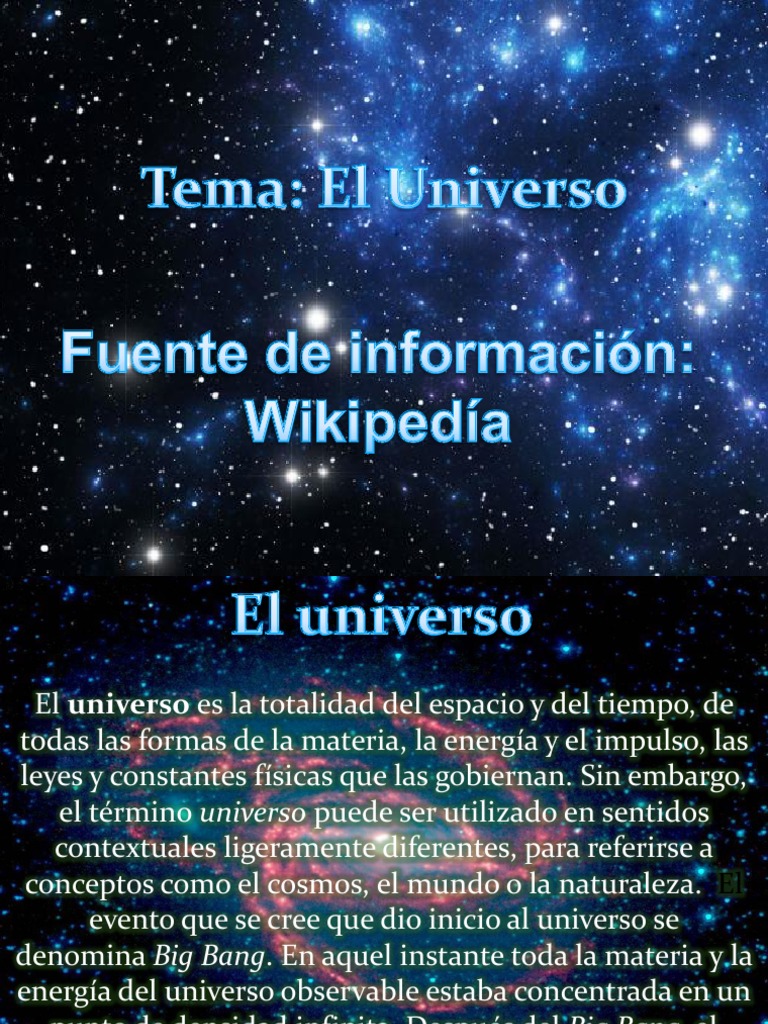 El Universo | PDF | Universo | Planetas
