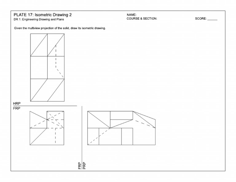 Plate 17 Isometric Drawing 2 | PDF