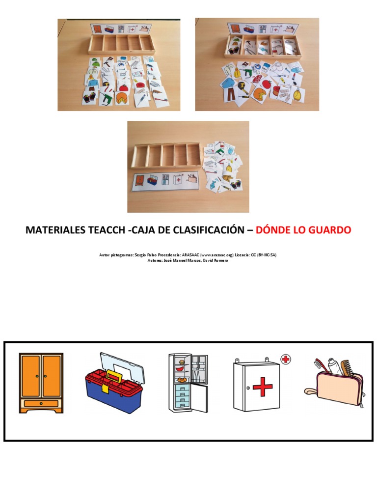 Materiales Teacch | PDF