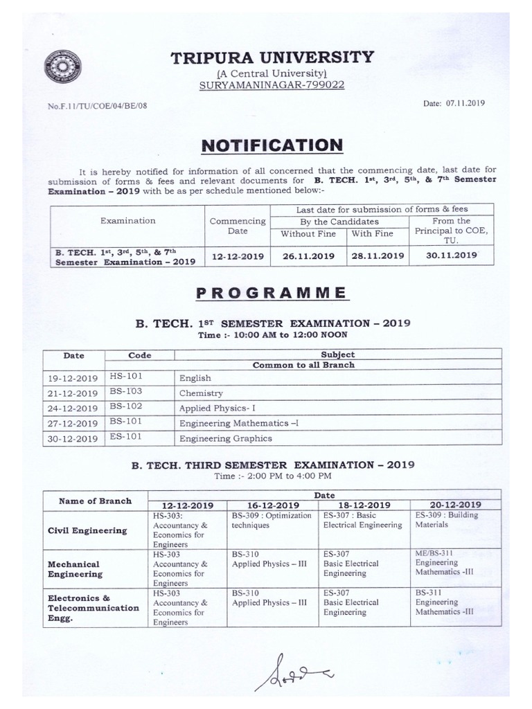 Exam Routine | PDF