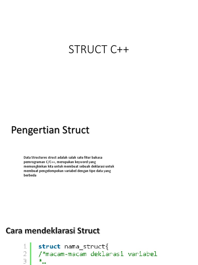 Struct C++ | PDF