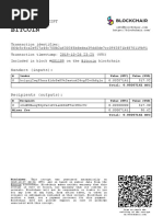 Bitcoin: Transaction Receipt | PDF