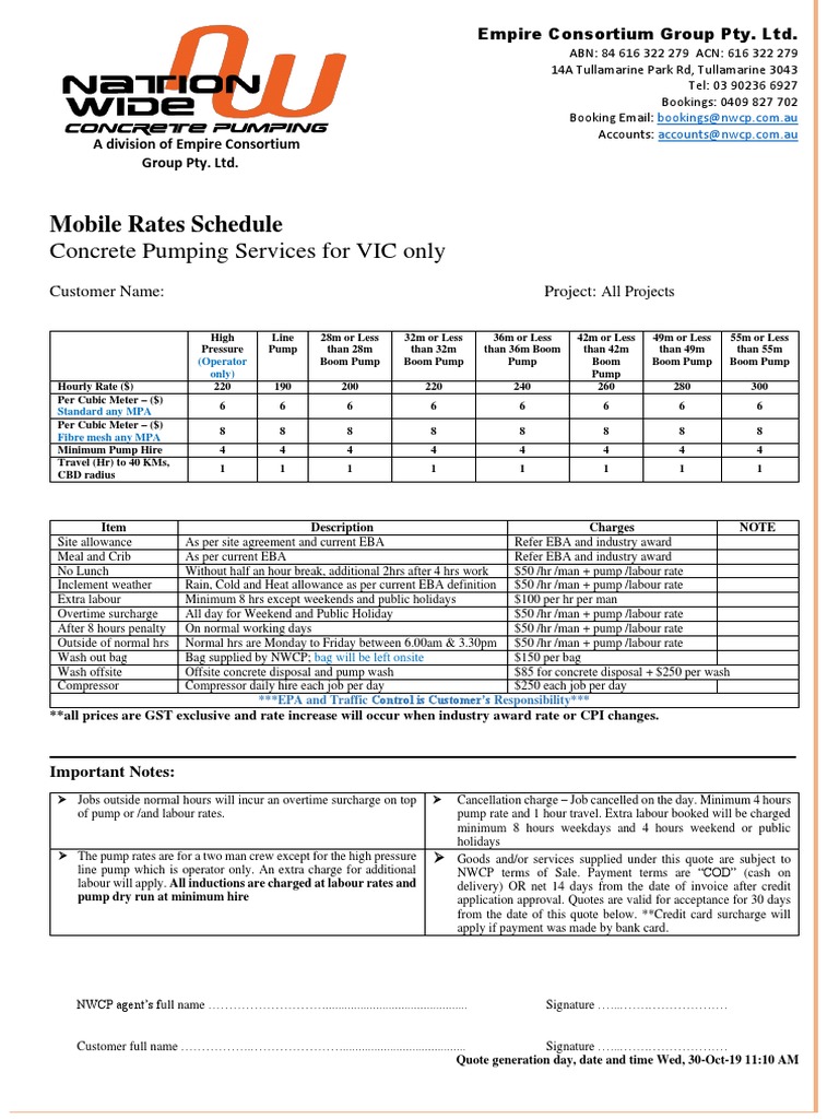 Nationwide COD Package | PDF | Indemnity | Contractual Term