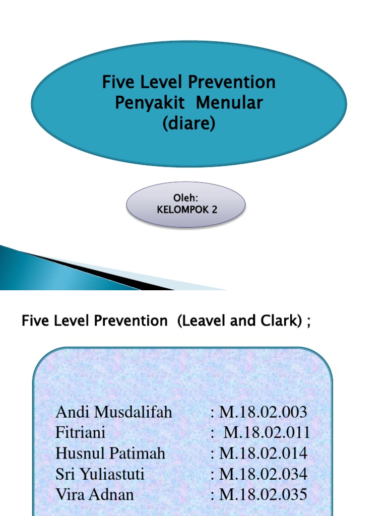 5 Level Preventif | PDF