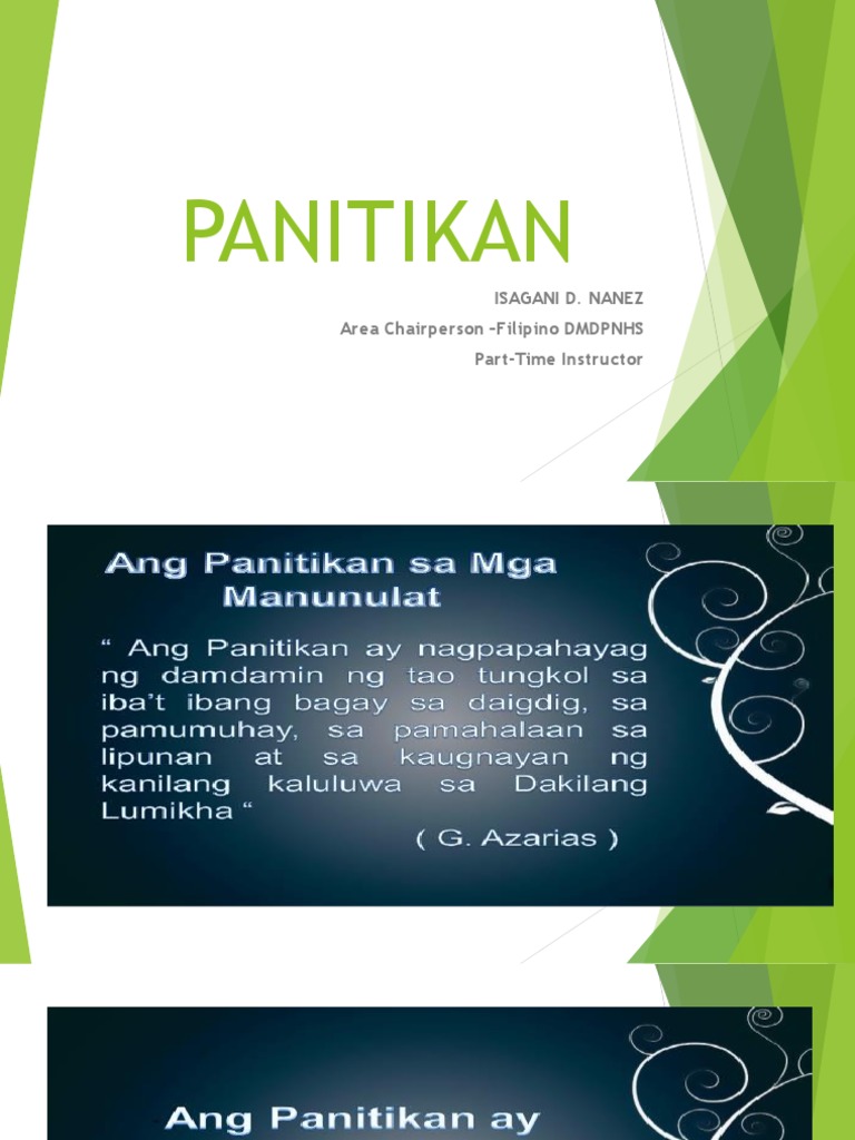 Panitikan | PDF