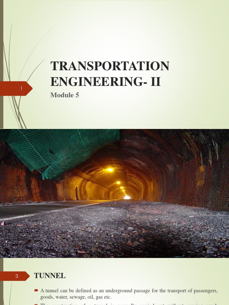Tunnel | PDF | Tunnel | Civil Engineering