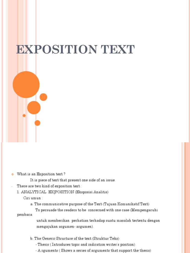 Exposition Text Types Explained | PDF | Argument | Smoking